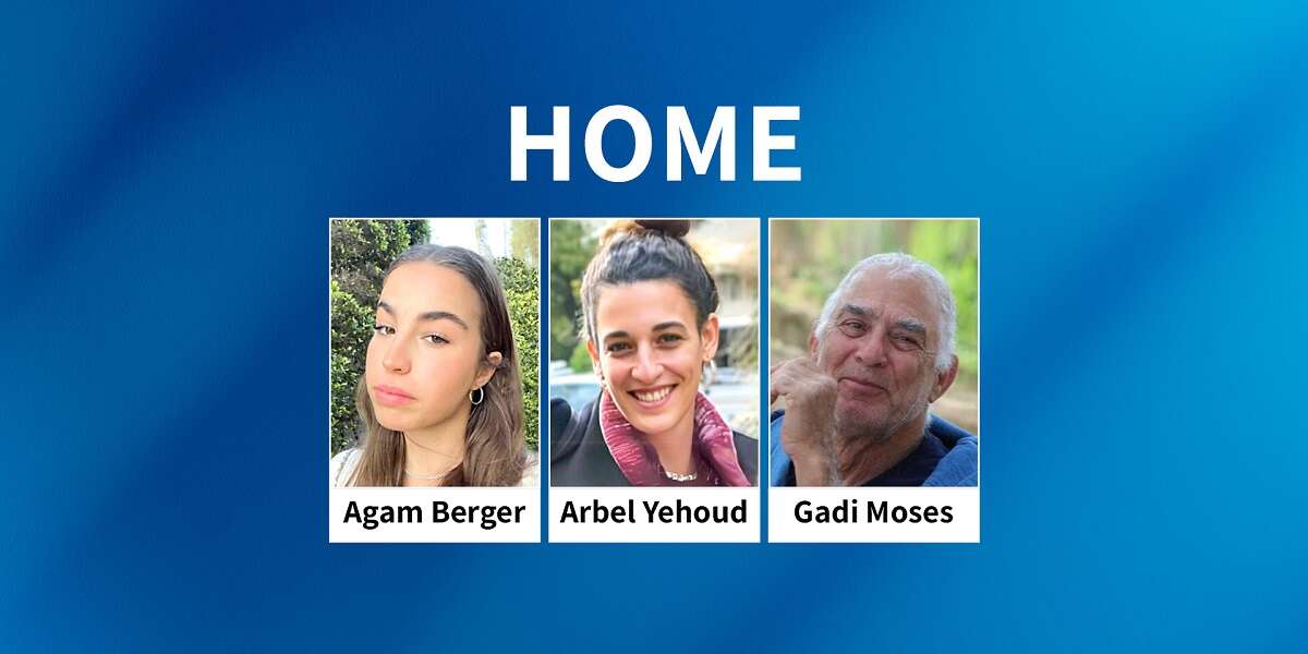 Back home: Released hostages arrive at hospitals, doctors confirm ...