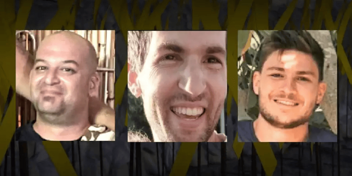 Israeli hostages Sasha Troufanov, Sagui Dekel Chen, Iair Horn to be ...